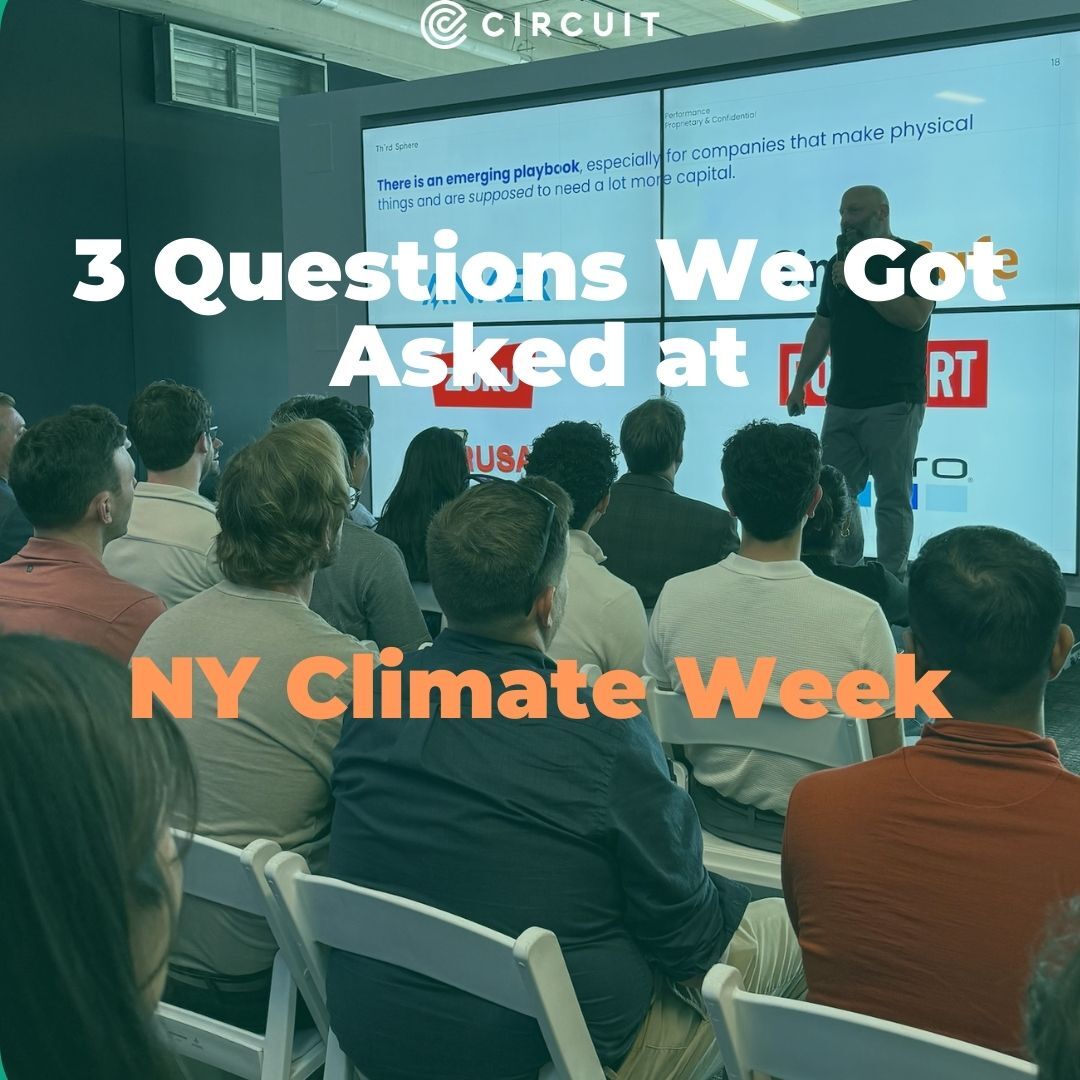 3 Questions We Got Asked at NY Climate Week
